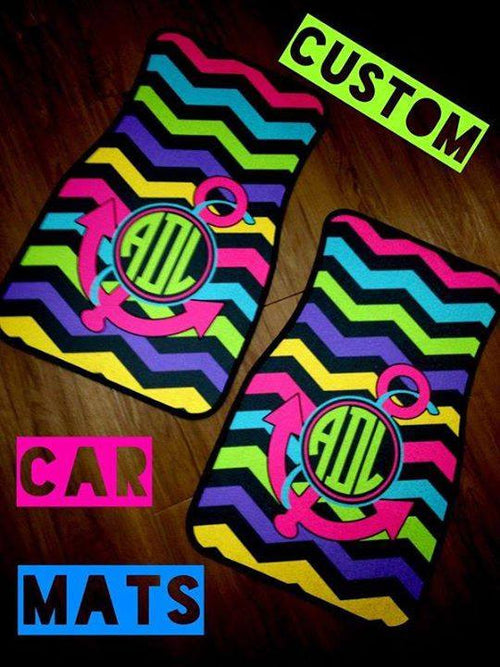 Monogram Car Mats – KK's